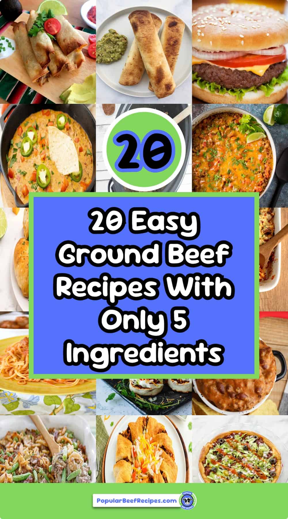 20 Easy Ground Beef Recipes With Only 5 Ingredients - Popular Beef Recipes
